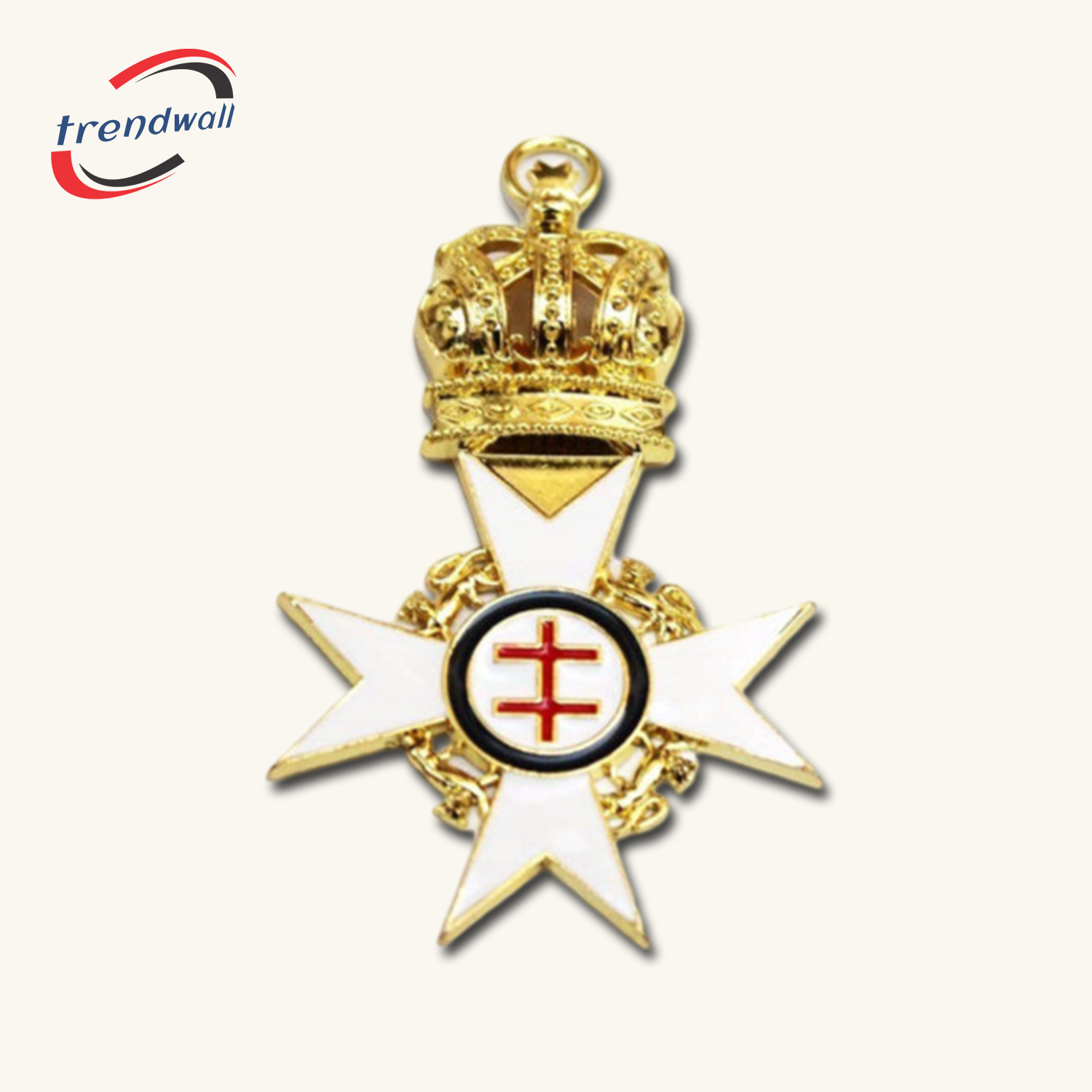 Past Preceptor Knights Templar English Regulation Collar Jewel - Gold ...