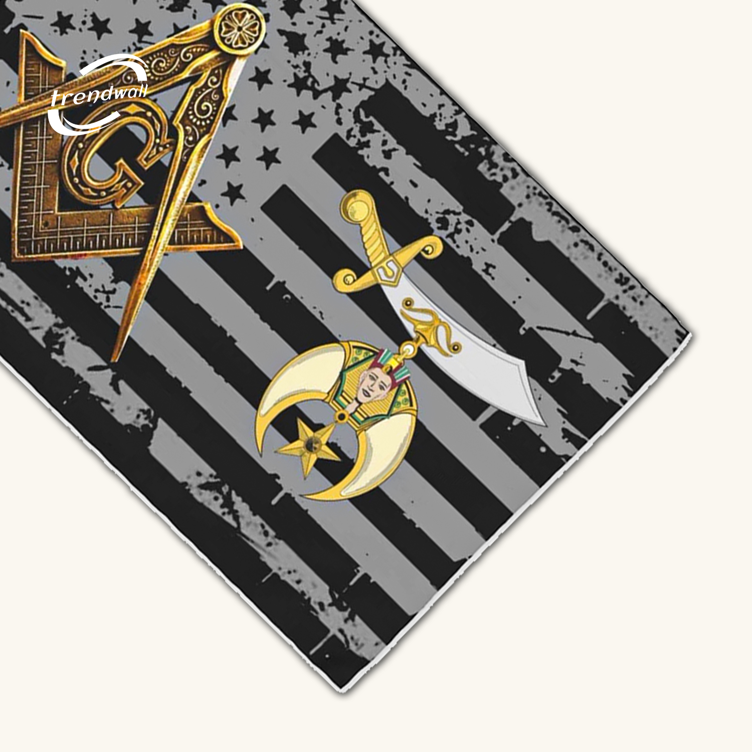 Masonic Shriner Flag – Double-Sided Indoor & Outdoor Decoration ...