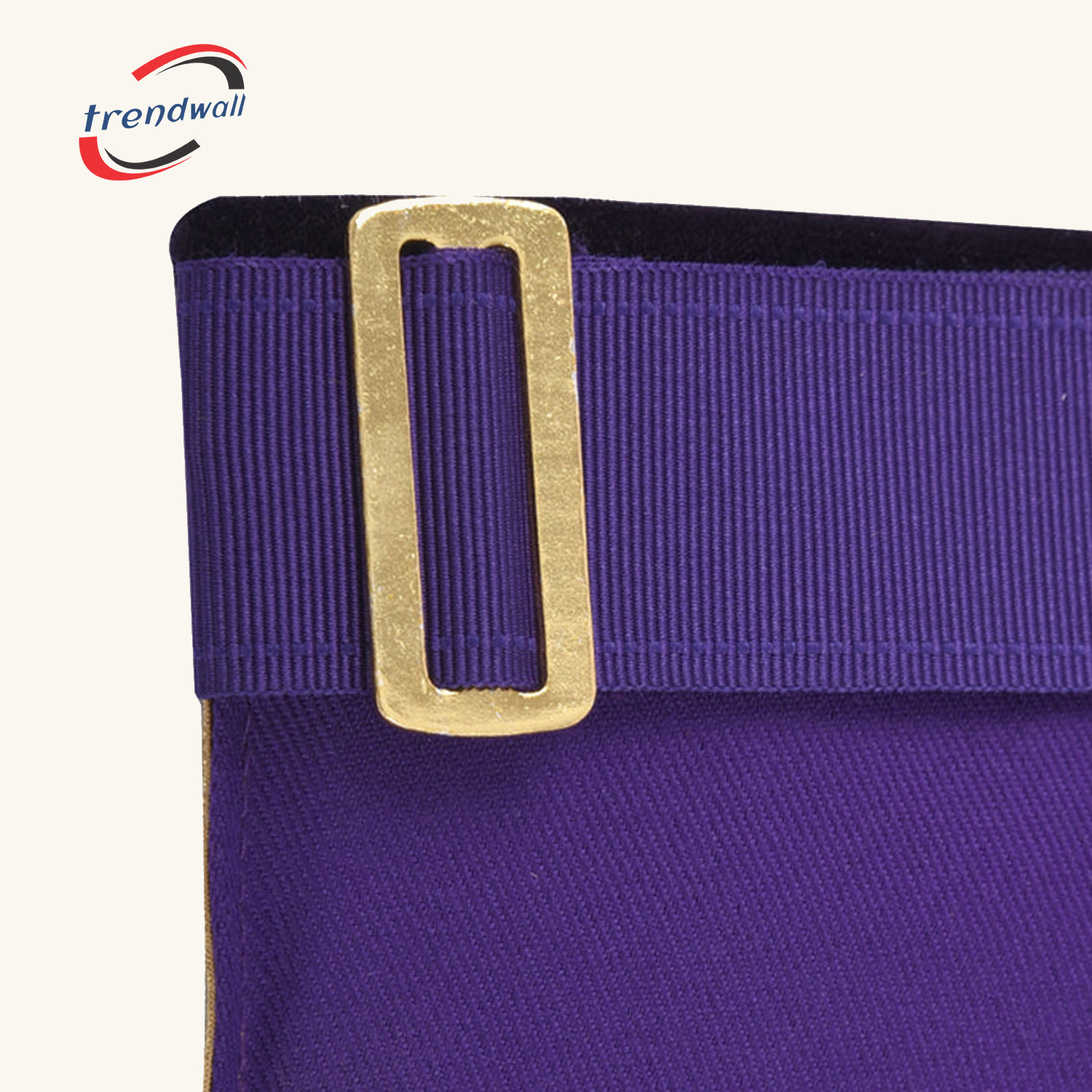 Worthy Patron OES Apron - Purple Velvet Hand Embroidery with Laurel ...