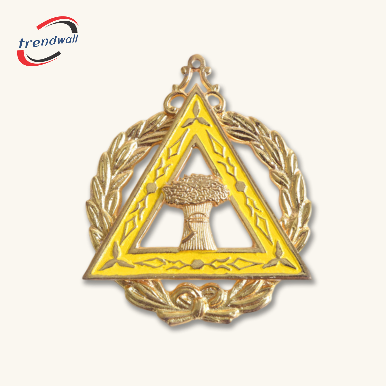 Grand Worthy Ruth OES Officer Collar Jewel - Gold Plated with Yellow ...