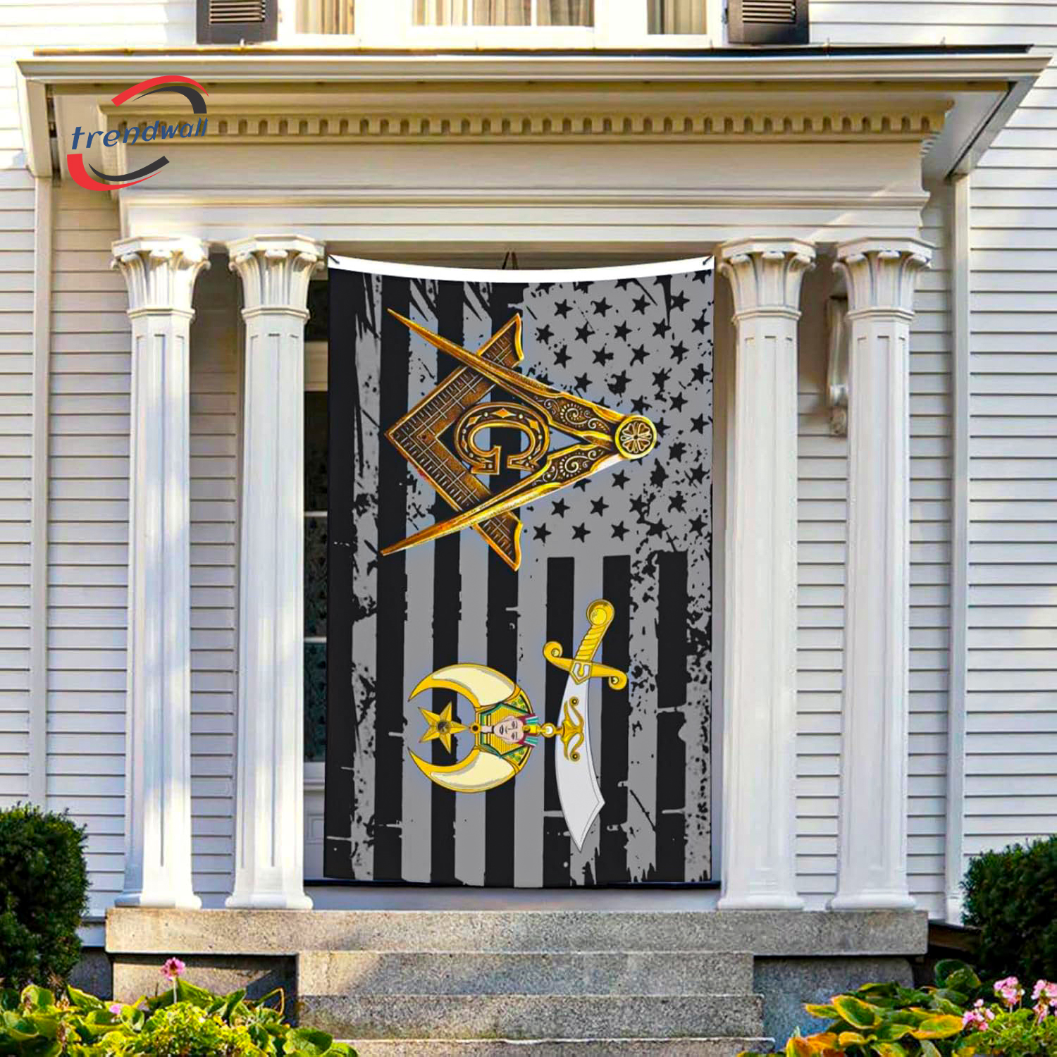 Masonic Shriner Flag – Double-Sided Indoor & Outdoor Decoration ...