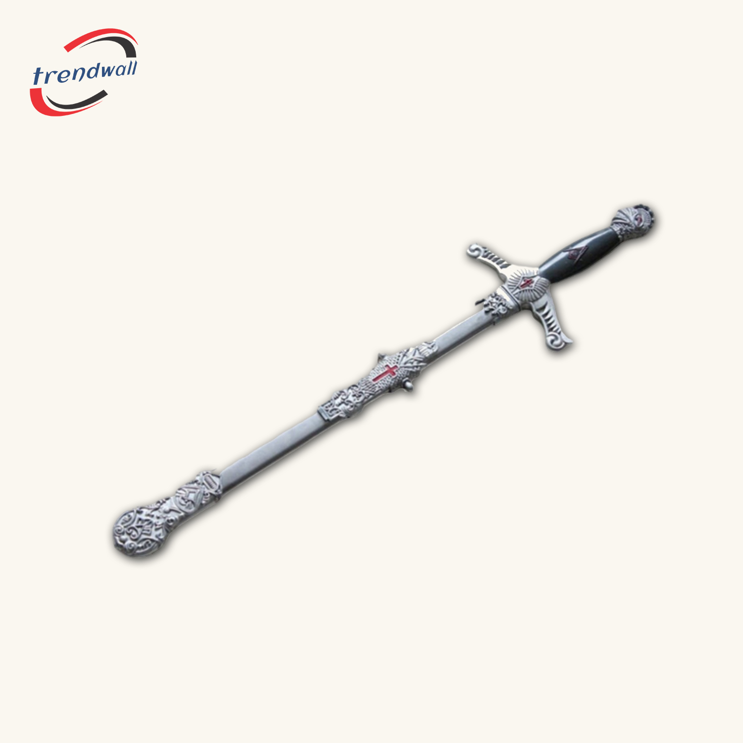 Knights Templar Commandery Sword - Knife Red Cross with Scabbard ...