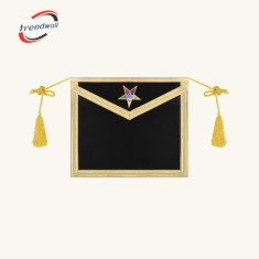 Worthy Patron OES Apron - Purple Velvet with Gold Braid & Tassels ...